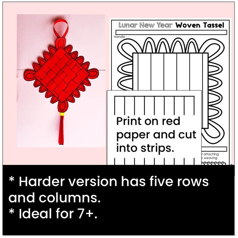 Lunar New Year Decoration Craft Knot Tassel Chinese New Year Reading ...
