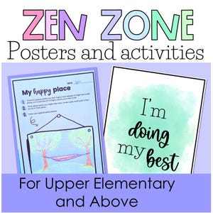 Calm Down Posters 15 Mindfulness Signs Calm Down Corner Classroom Decor ...