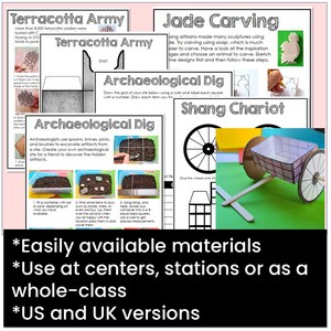 Ancient China History Civilizations Arts, Crafts, Writing, Paper Model ...