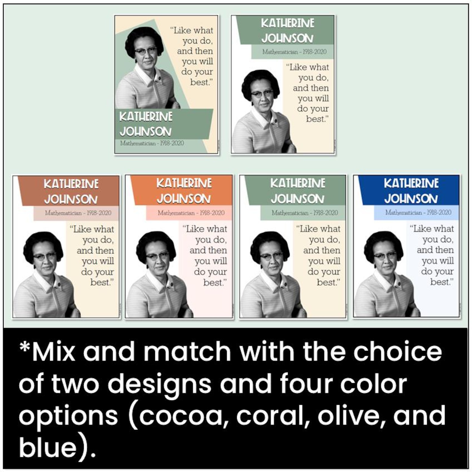 Women STEM Printable Posters Inspiring Quotes Women Scientists ...