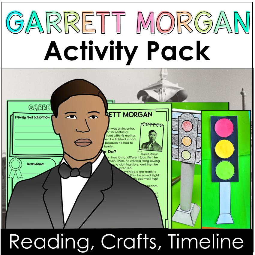 Garrett Morgan Activity Pack, Crafts, Reading, Timeline, Graphic ...