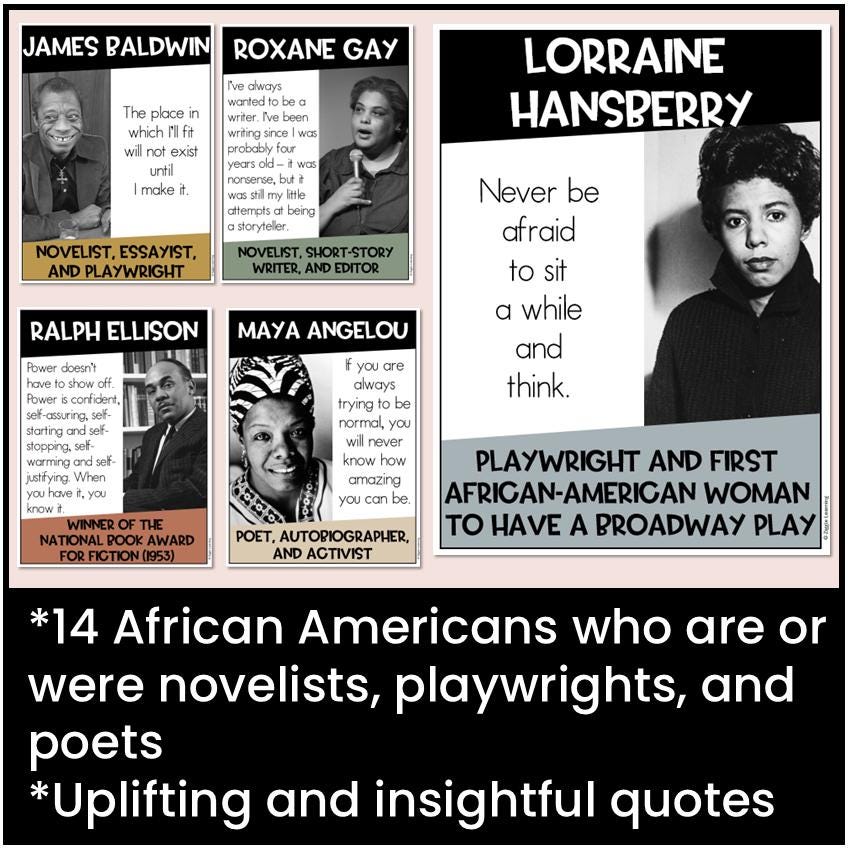Black History Month Famous Writers and Authors Inspiring Quotes ...