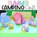 Printable Camp Craft Template, Camping Theme Activities, Summer Camping ...