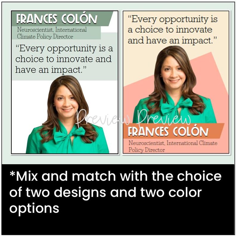 Women STEM Printable Posters Inspiring Quotes Women Scientists ...