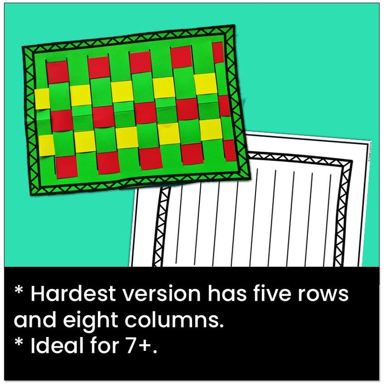 Kwanzaa Weaving Place Mat Mkeka Craft Class Library Activity Printable ...