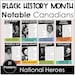 Black History Month Canada Notable Canadians Printable Posters Famous ...