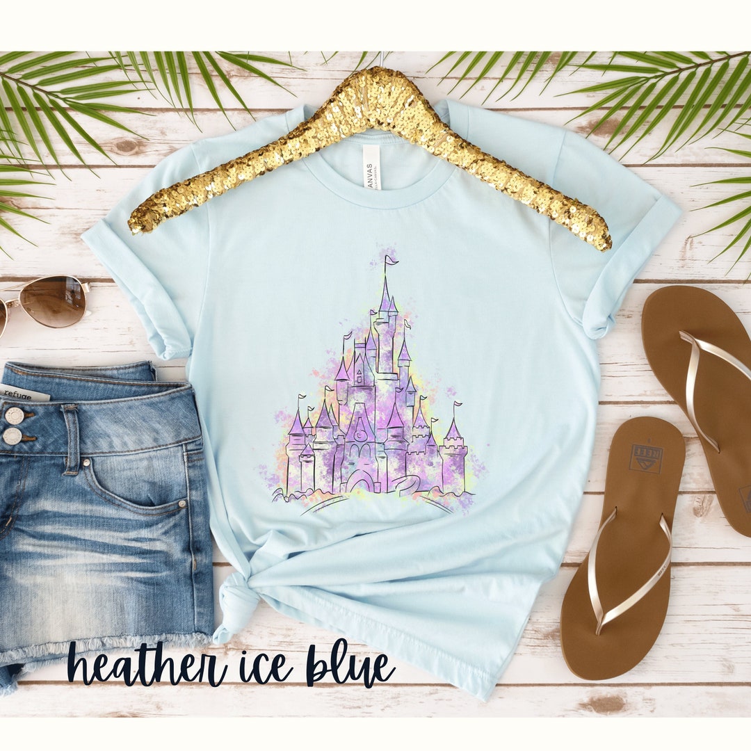 Watercolor Mickey Castle Shirt | Disney Castle Shirt | Magic Kingdom ...