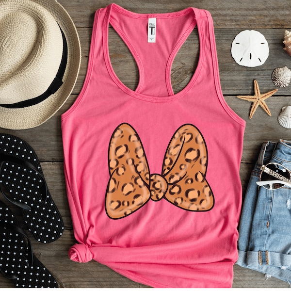 Minnie Mouse Cheetah Tank Top - Etsy