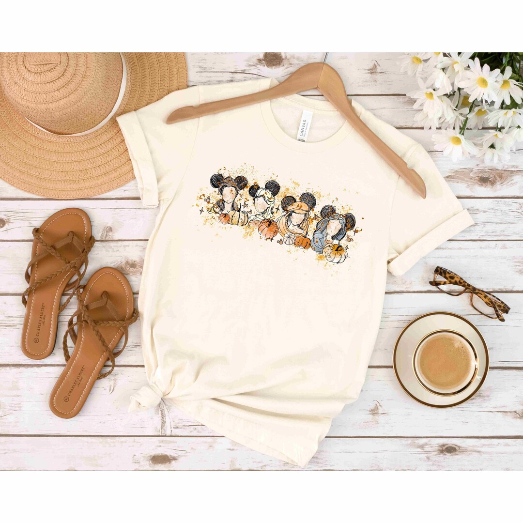 Fall Disney Princess Shirt | Pumpkin Princess Tshirt | Halloween ...