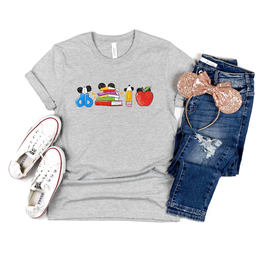 Disney Teacher Shirt Disney Teacher Librarian Principal School Shirt ...