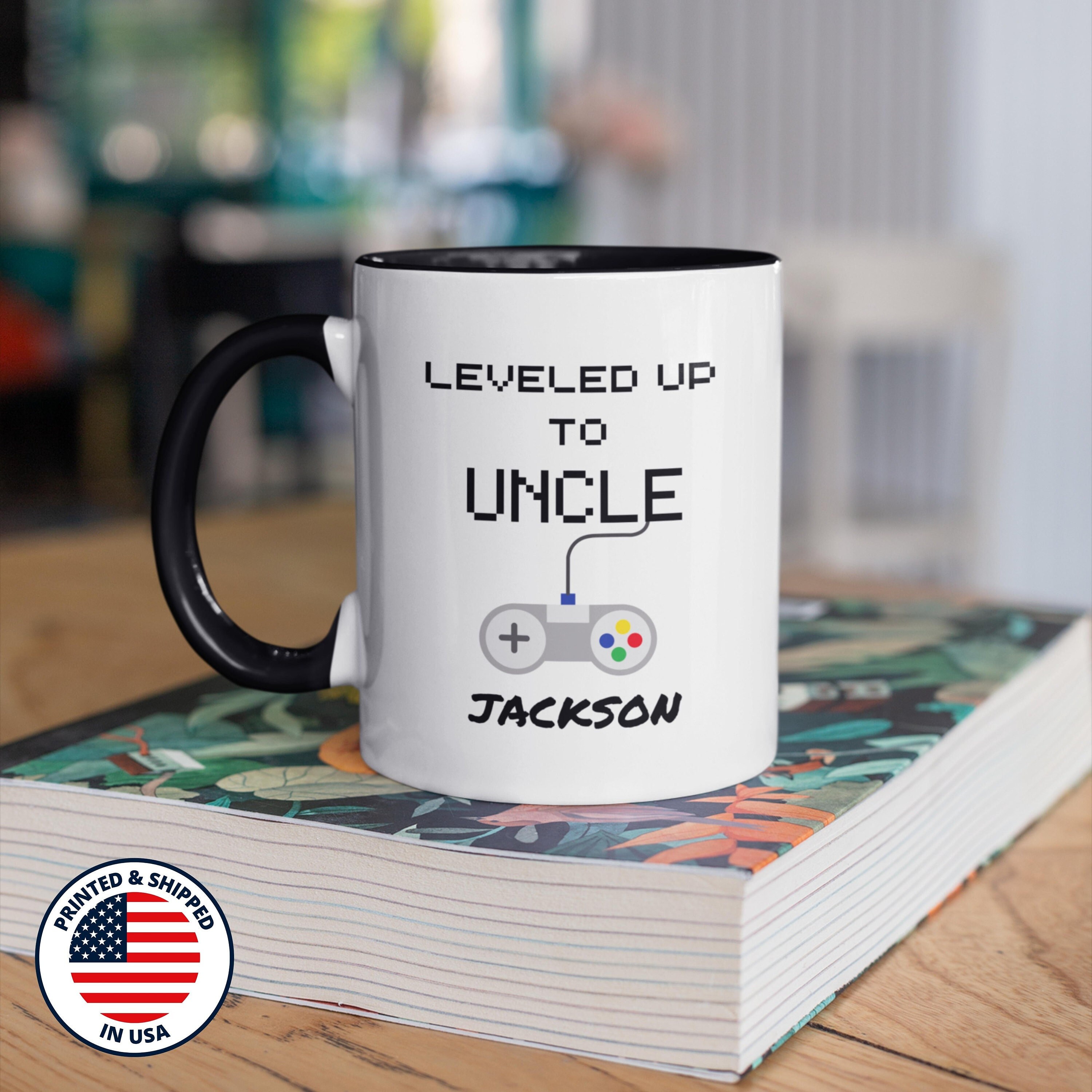 Leveled up to Uncle Mug New Uncle Gift New Uncle Mug Uncle - Etsy Australia
