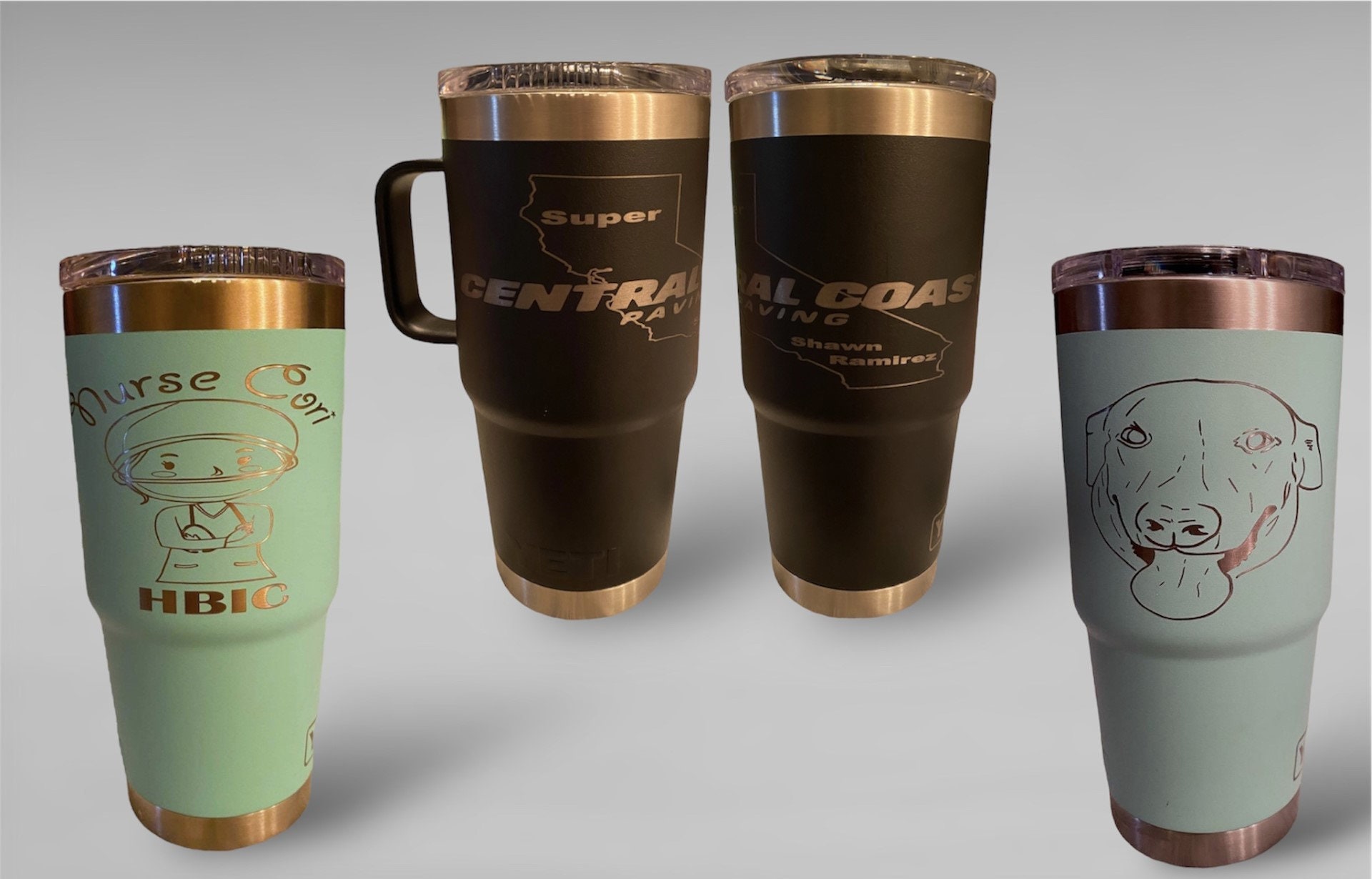 Custom Engraved Yeti Rambler Multiple Sizes/colors Available - Etsy