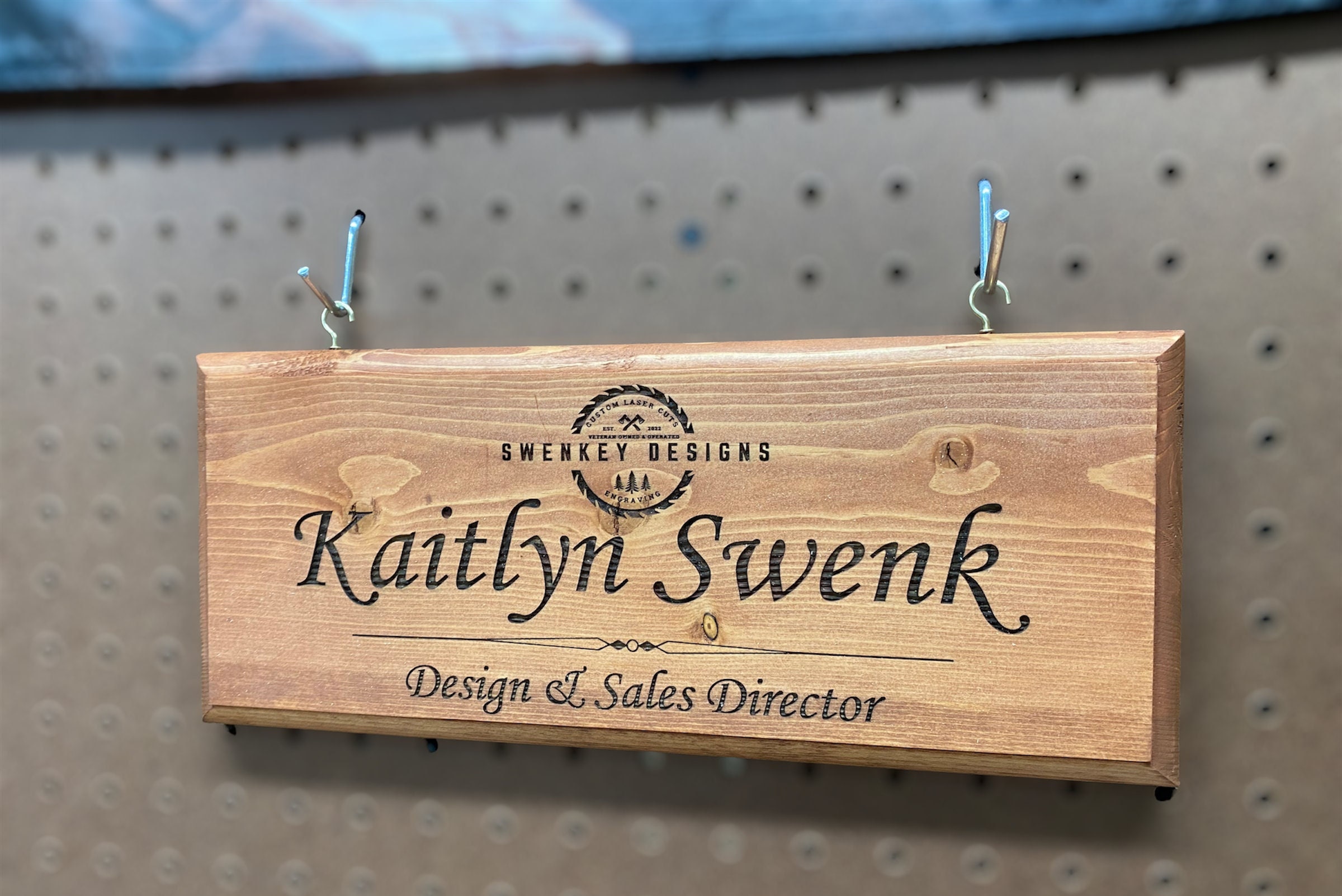 Custom Engraved Hanging Wood Plaque Name Plaque Hanging - Etsy