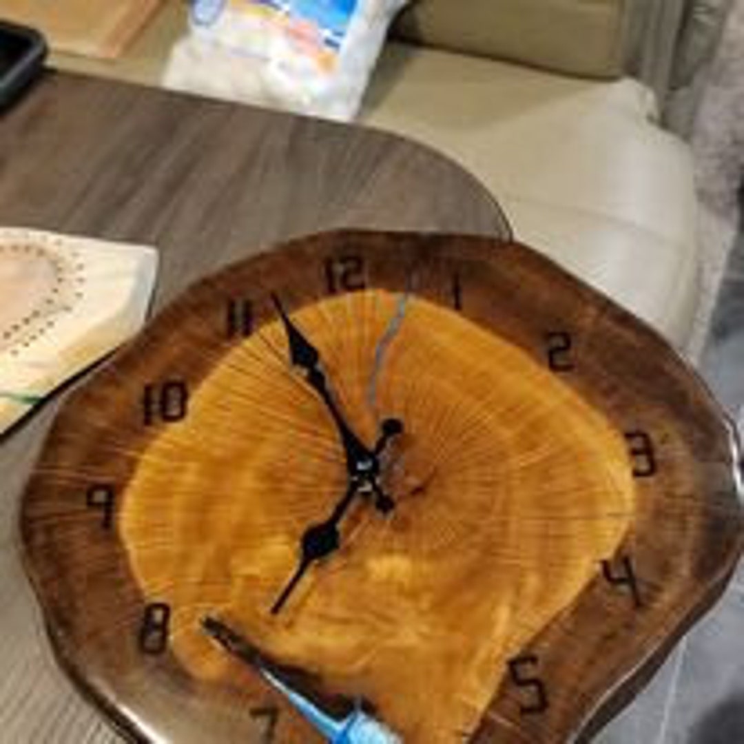 Made to Order Epoxy Clock - Etsy