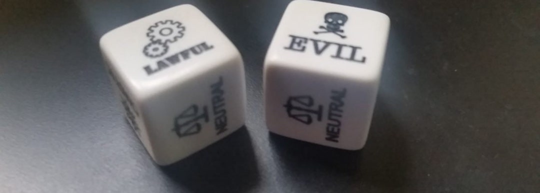 2d6 Alignment Dice Set (2-dice Set) - Etsy