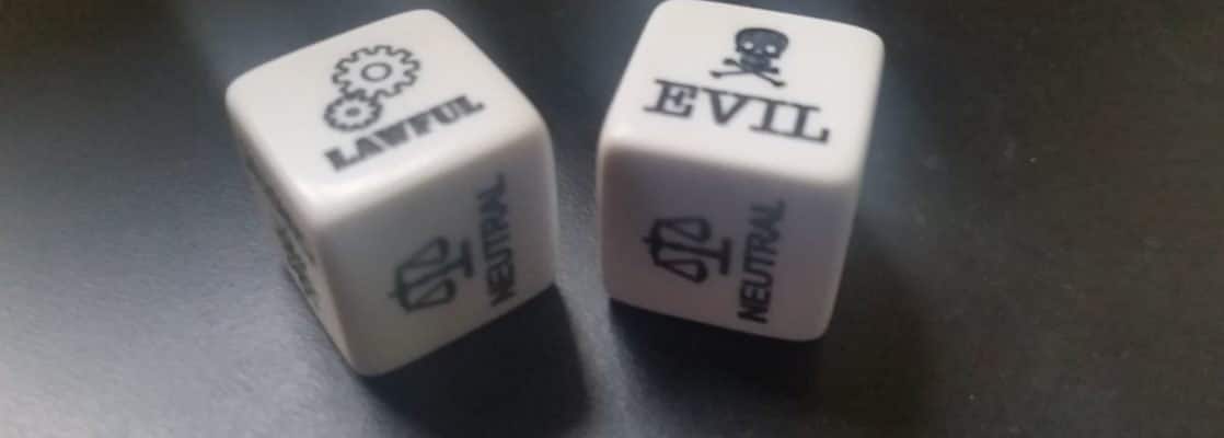 2d6 Alignment Dice Set 2-dice Set - Etsy