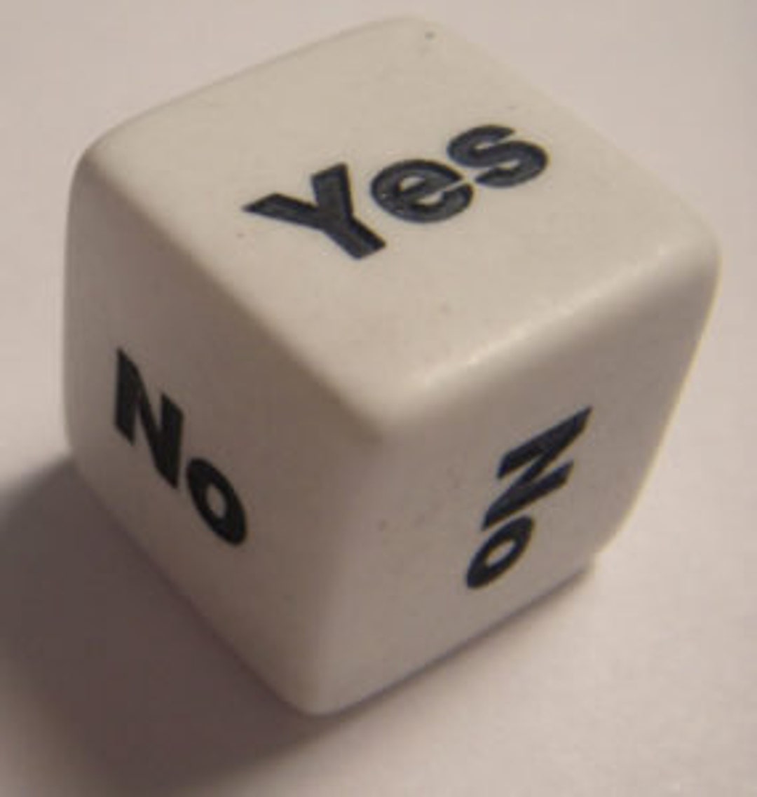 16mm Yes / No Decision Die - Etsy