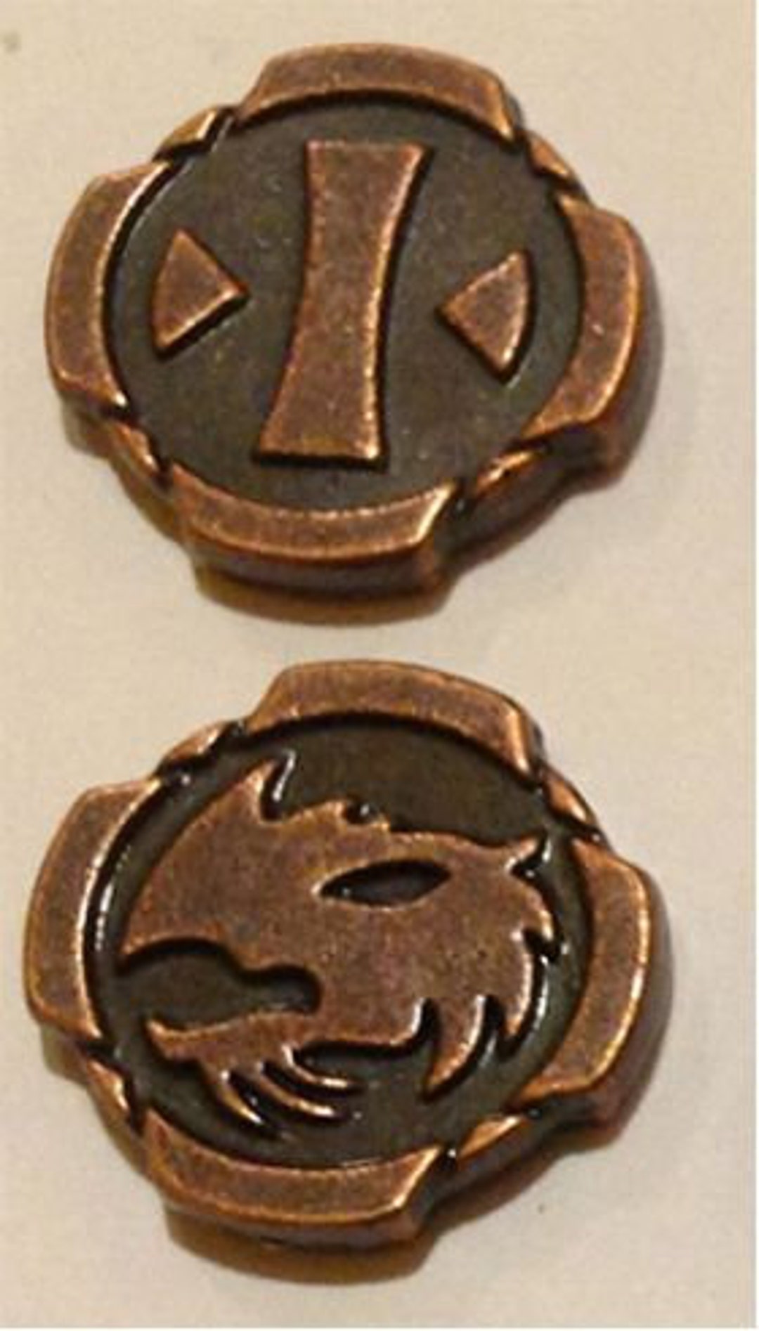 Metal Dragon Coins - 1 (10x) - Etsy