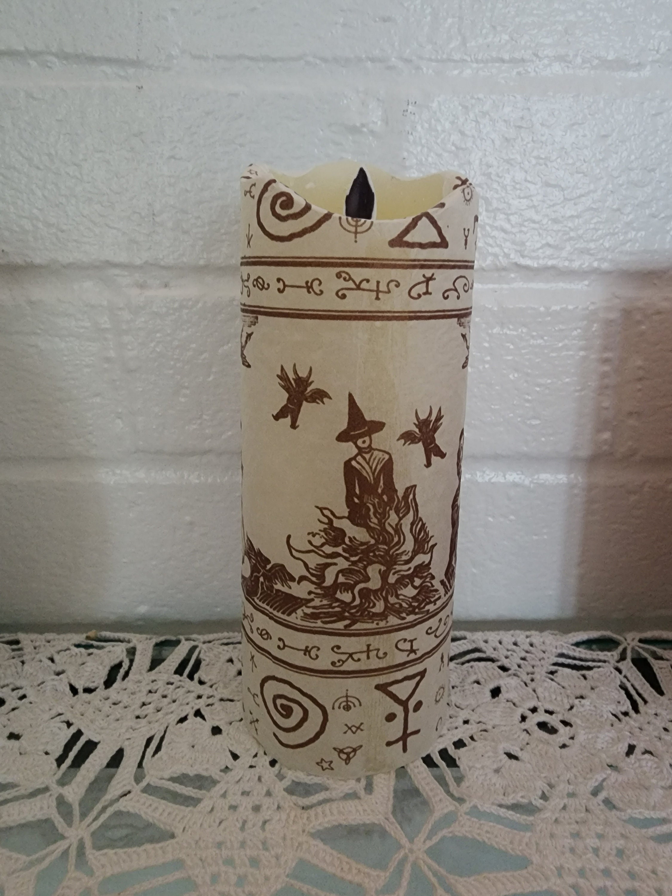 Black Flame Candle - Etsy