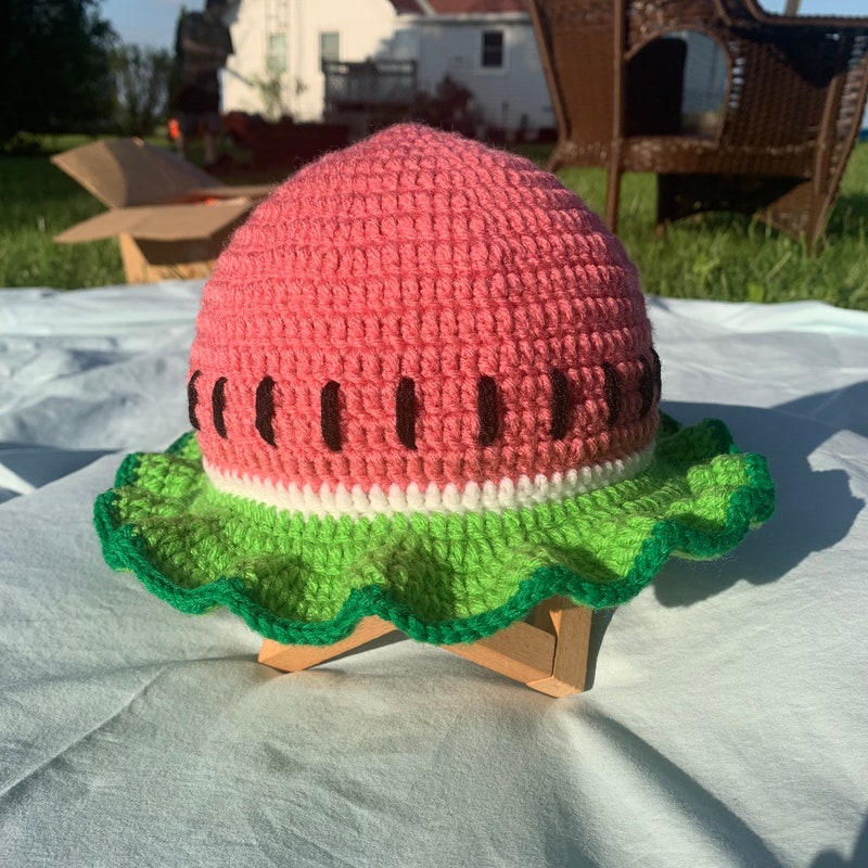 Watermelon Hat - Etsy