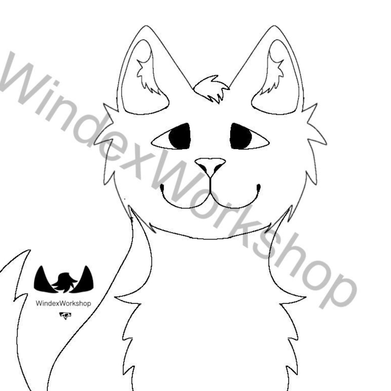 Warrior Cats Cat Base - Etsy