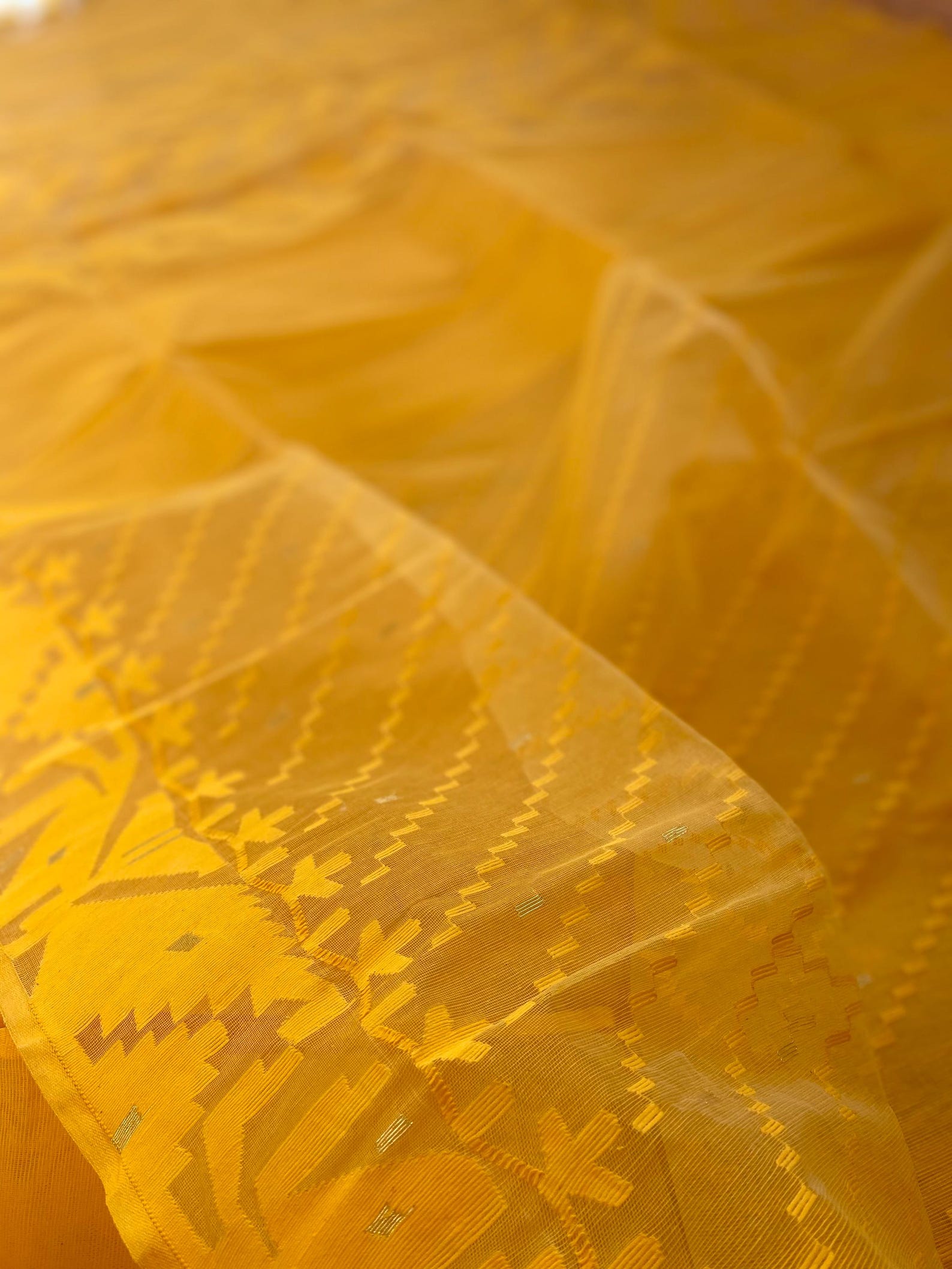 Beautiful and 100% Original Bangladeshi Dhakai Half Silk Jamdani Saree ...