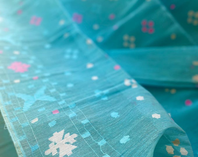 Exclusive, Lightweight and 100% Original Bangladeshi Dhakai Half Silk ...