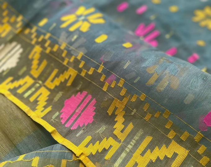 84 Count Original Bangladeshi Very Lightweight Dhakai Party Jamdani ...