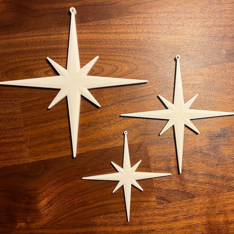 North Star Ornament - Etsy