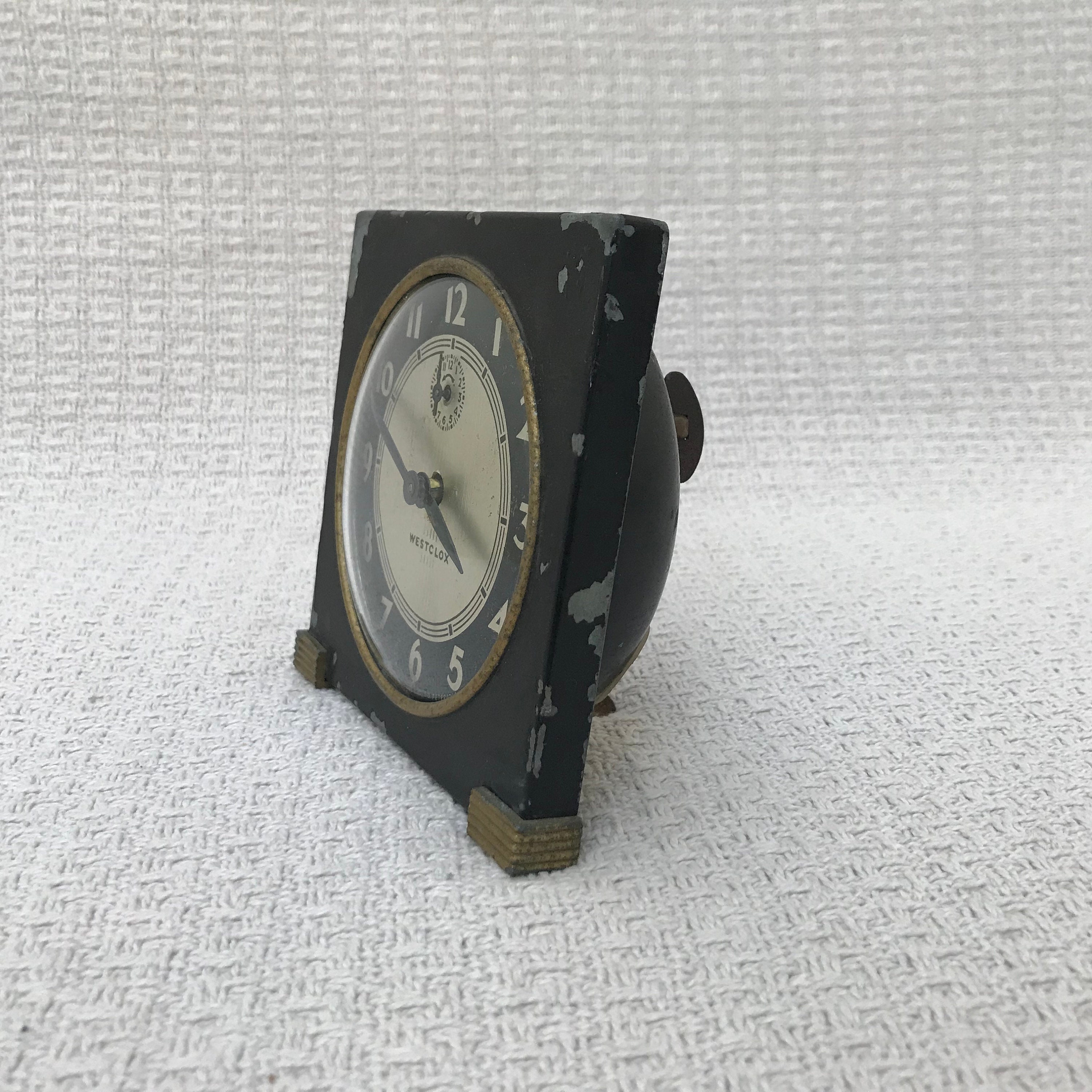 Vintage Canada Westclox 1930s Tide Alarm Clock, Westclox Windup Alarm ...