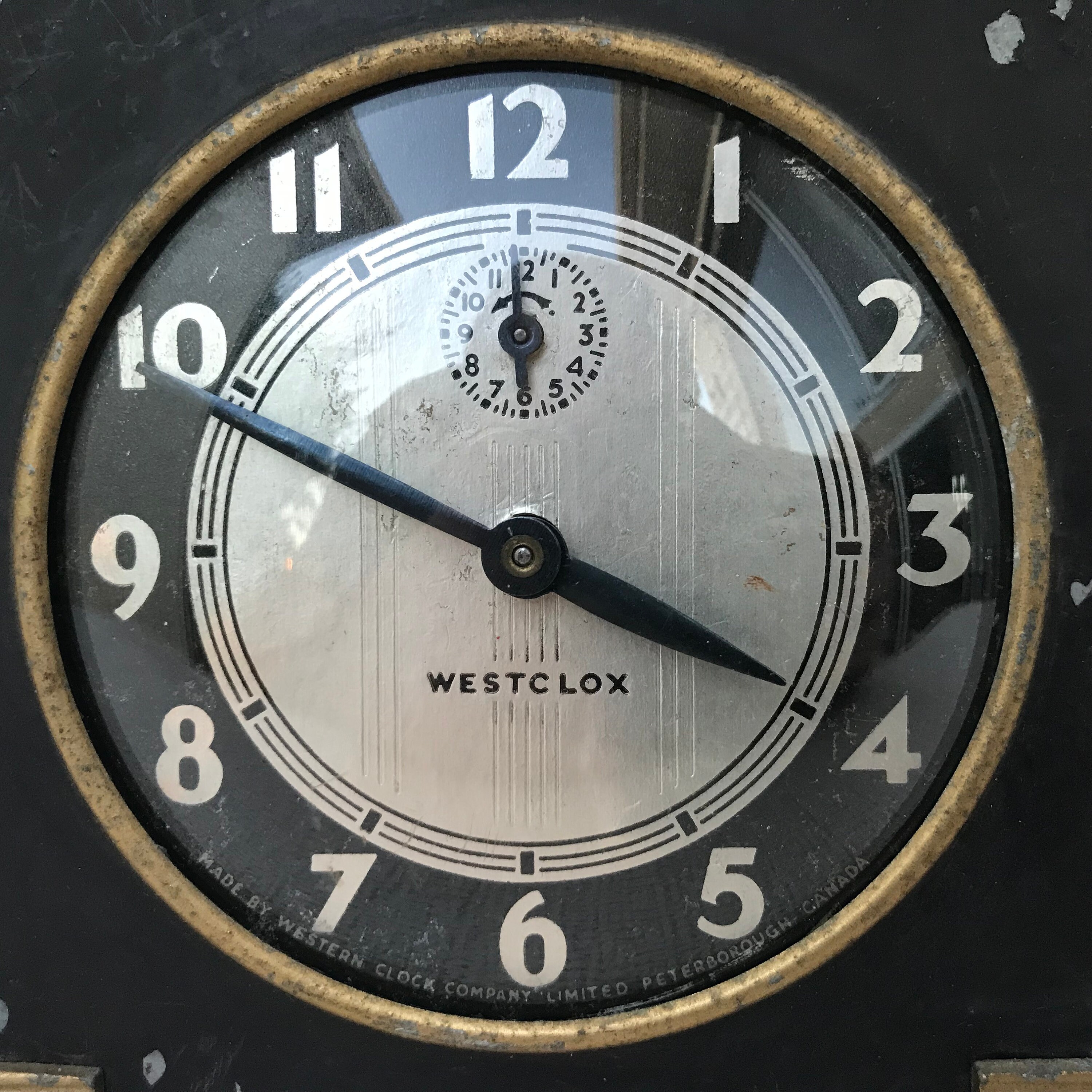 Vintage Canada Westclox 1930s Tide Alarm Clock, Westclox Windup Alarm ...
