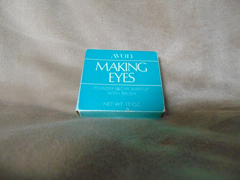 Avon Vintage Making Eyes Creamy Polished Sapphire Powder Eye Shadow - Etsy