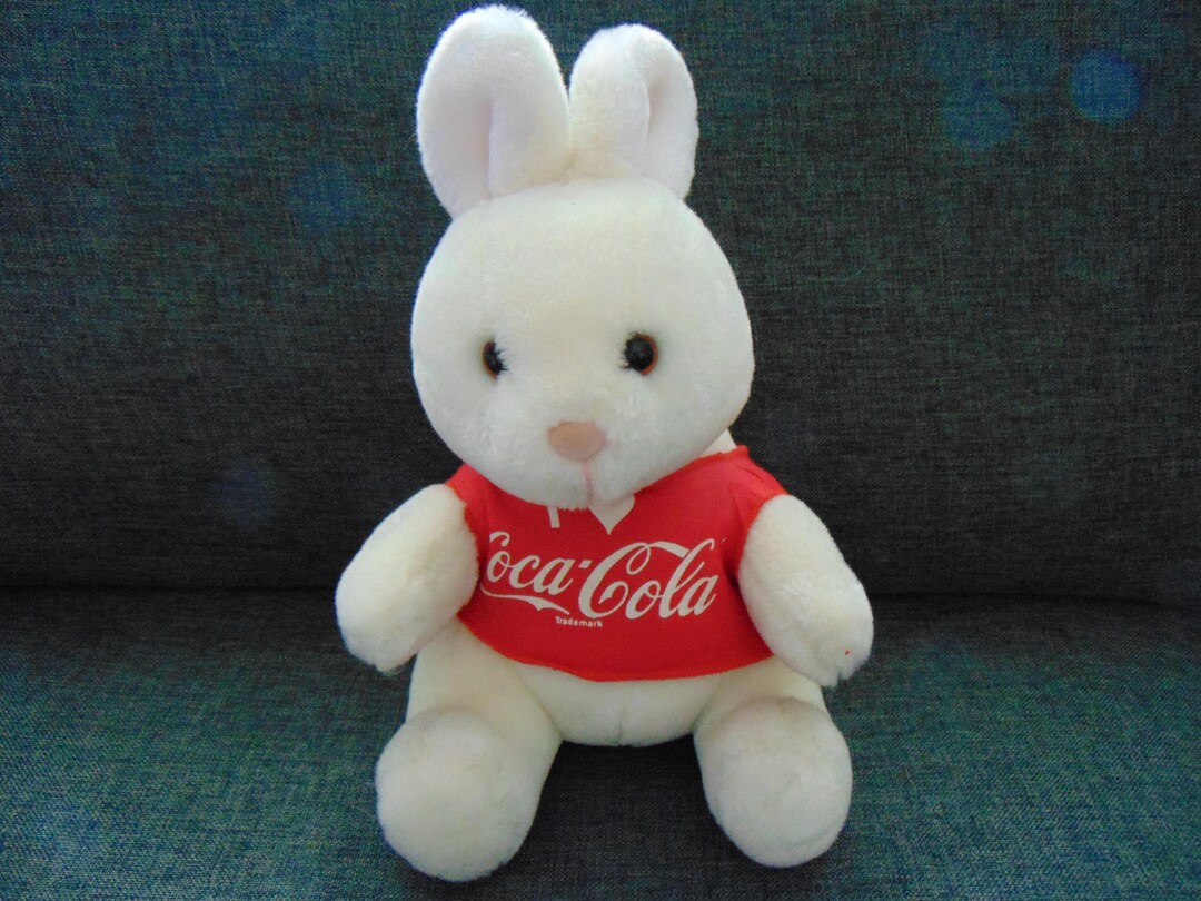 Coca Cola I Love Coca Cola Bunny Rabbit 9 Tall Plush - Etsy