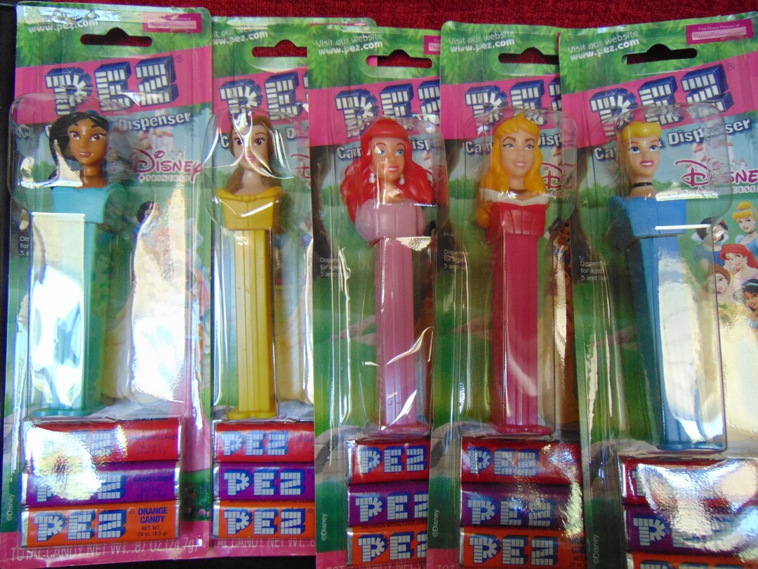 Pez Disney Princess Dispensers Set of 5 - Etsy