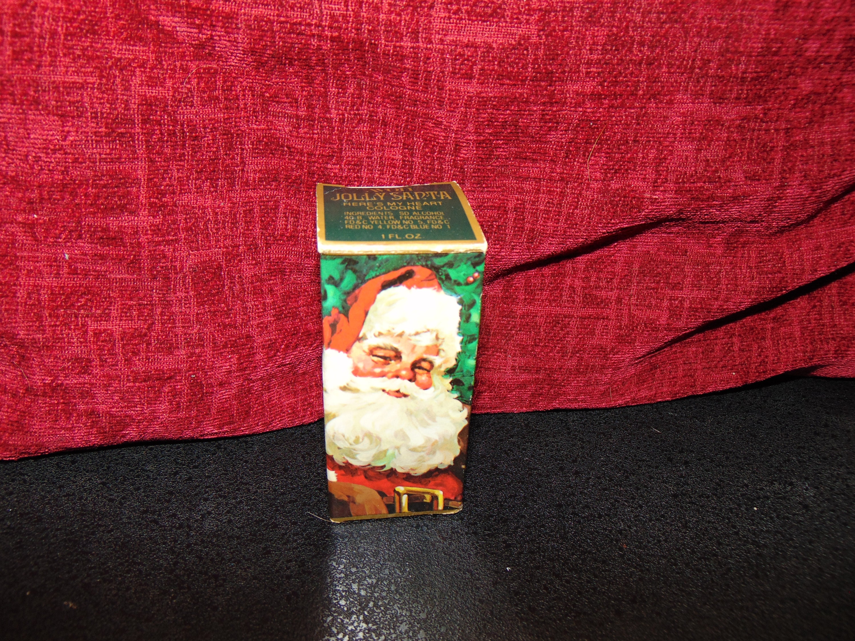 Avon Vintage Christmas Jolly Santa Here's My Heart Cologne 1 Fl. Oz - Etsy