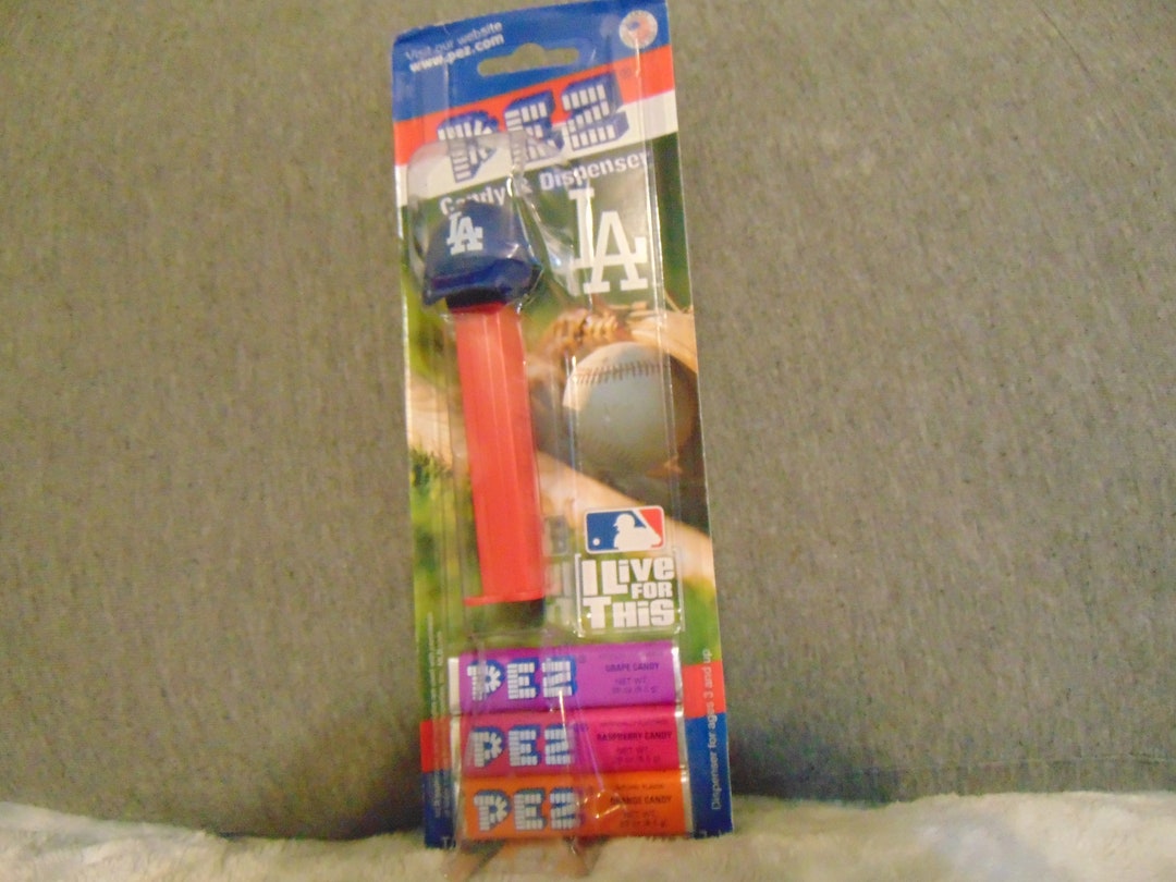 Pez LA Dodgers Baseball Cap Dispenser - Etsy