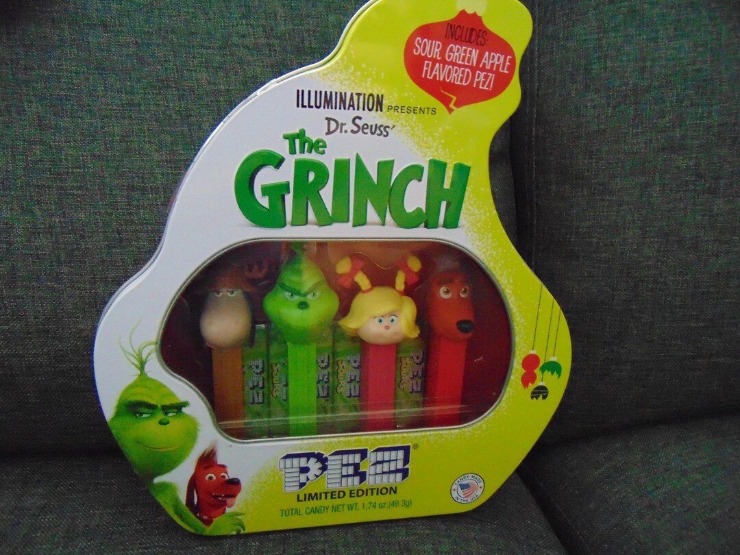 Pez Dr. Suess the Grinch Limited Edition Set Dispenser - Etsy