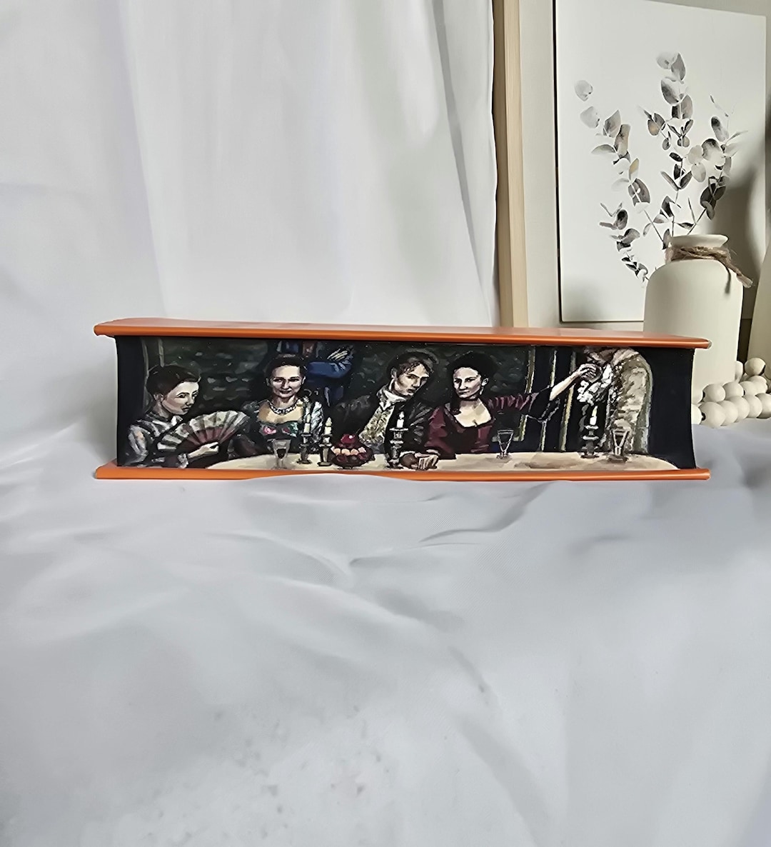 Outlander Hand Painted Book Edges/ Dragonfly in Amber - Etsy