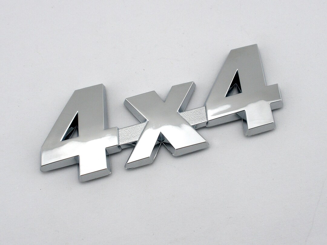 3D 4X4 Plastic Car Emblem Car Badge Automobile Sticker Decal Logo Self ...