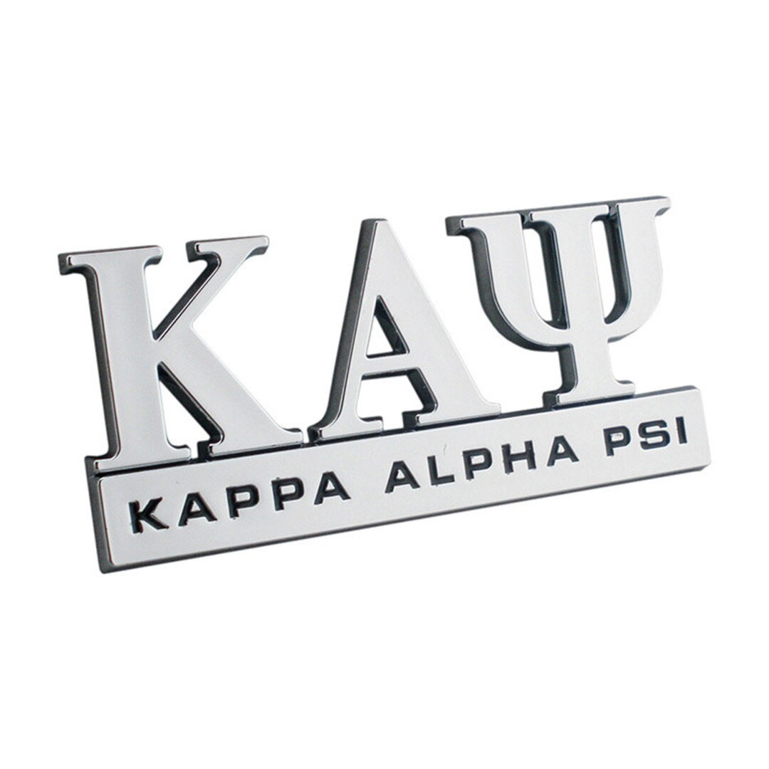 Car Tag, Pretty Girl, Car Accessories Silver KAP Kappa Alpha Psi ...