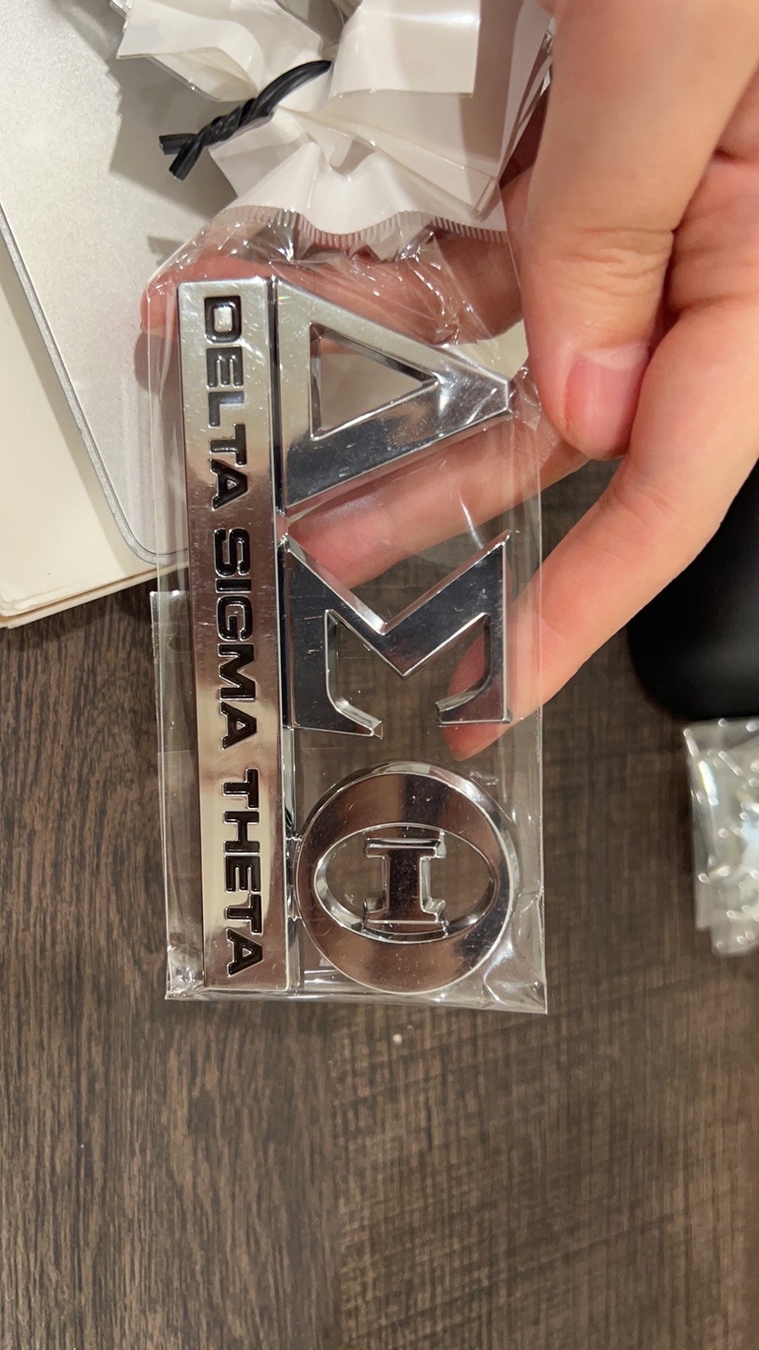 Car Accessories Silver Delta Sigma Theta Quality 3d Metal - Etsy