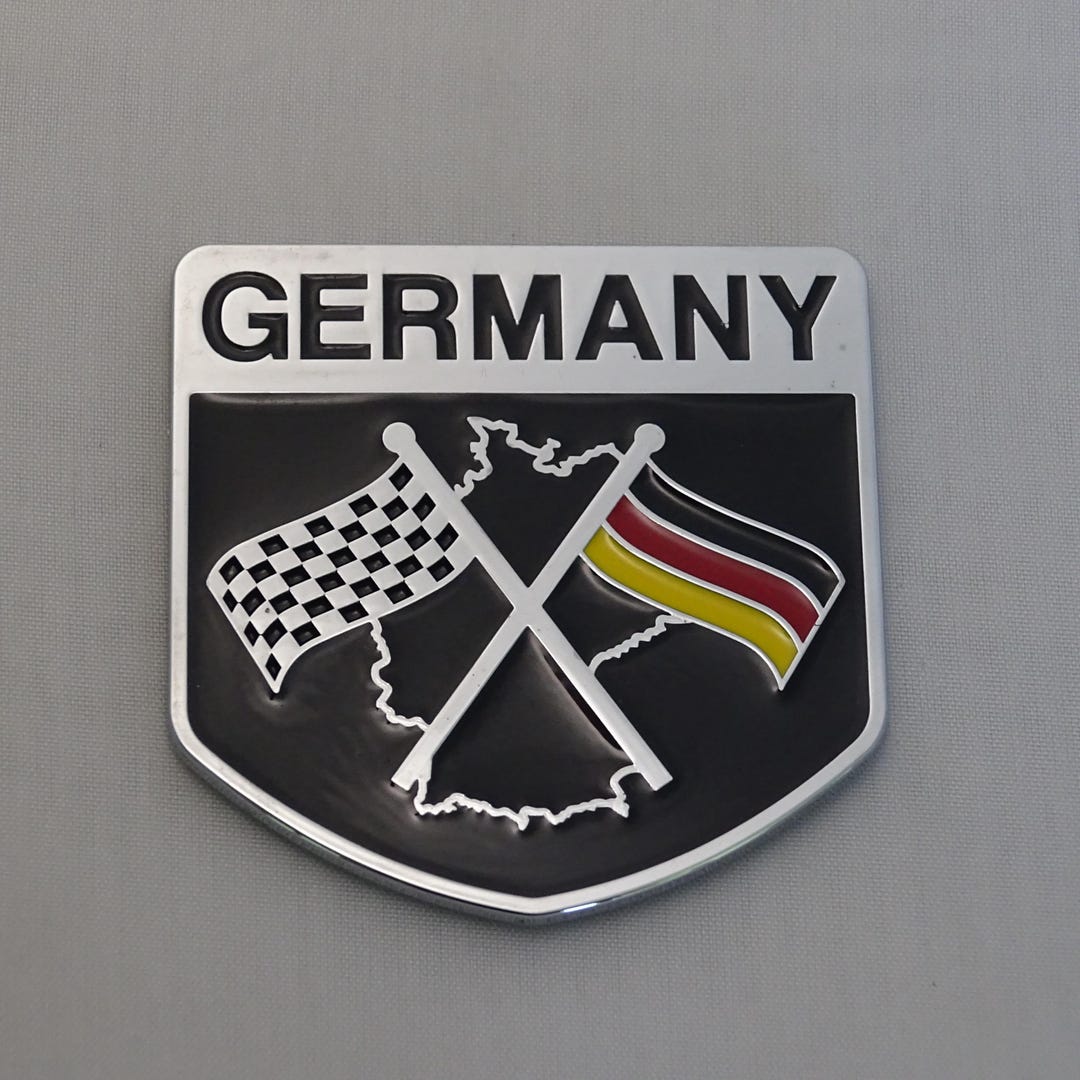 3D Plastic German Flag Fender Logo Car Bagde Plastic 3D Auto Sticker ...