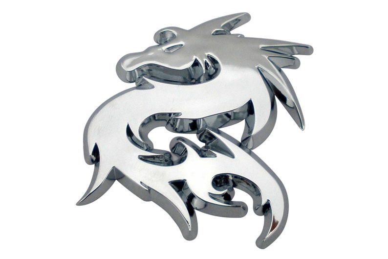 Car Accessories Sticker Sliver Dragoon Quality 3d Metal Funny - Etsy