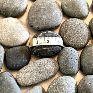 Beach Stones - 5 X 2.5"-4" Stones - Home Decor, Display, Craft Active ...