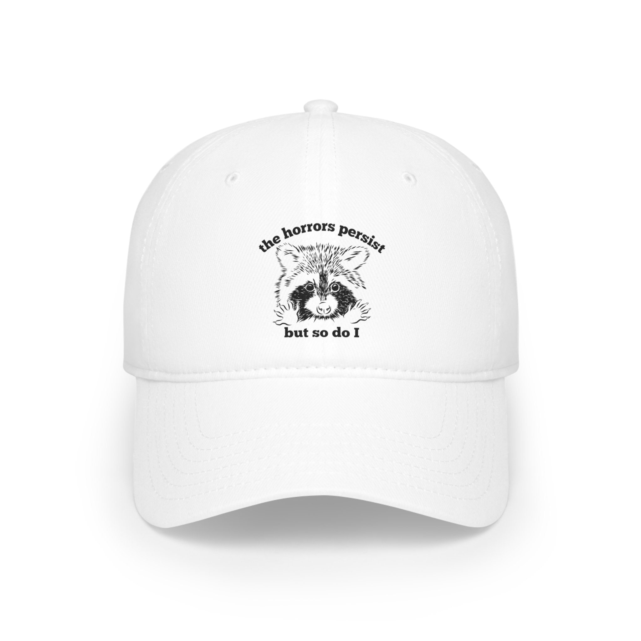 Funny Raccoon Hat, Low Profile Baseball Cap - Etsy