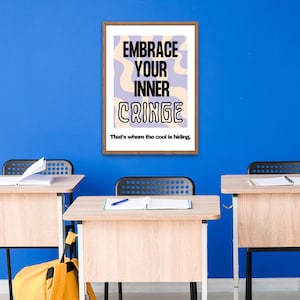 High School Classroom Poster, Gen Z Classroom Decor, Middle School ...