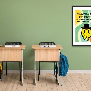Funny Classroom Posters, Prints for High School Classroom, Prints for ...