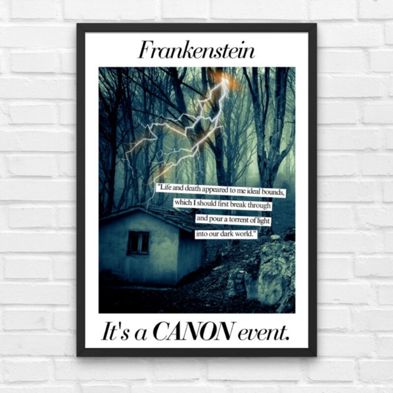 Frankenstein Posters - Etsy
