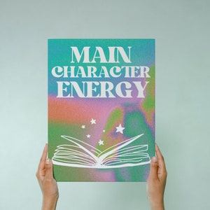 Main Character Energy, Gen Z Classroom Decor, Trendy ELA Poster, Back ...