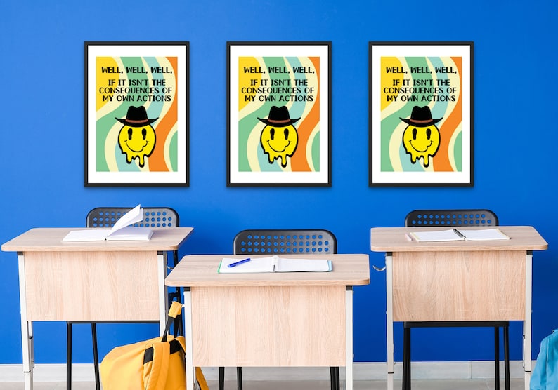 Funny Classroom Posters, Prints for High School Classroom, Prints for ...